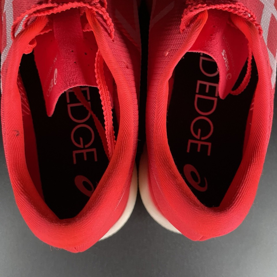 Mens 8 Womens 9.5 Asics Metaspeed Edge+ Red Running Shoes Athletic ...