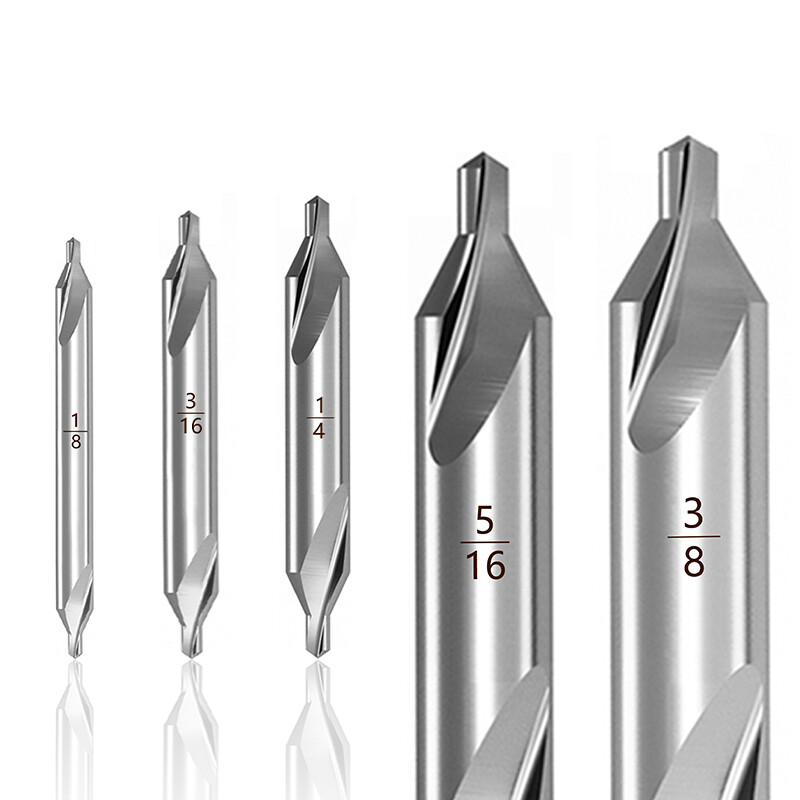 5pcs Center Drill Countersink Pilot Bit HSS Drill Bit for Lathe ...