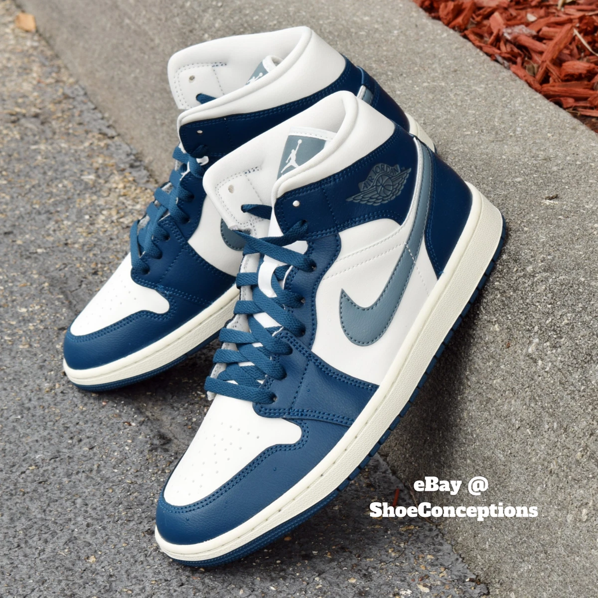 Nike WMNS Air Jordan 1 Mid "Sky J French Blue" 29cm BQ6472-414 - レディースシューズ
