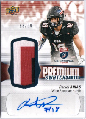2018 Upper Deck DANIEL ARIAS XRC Auto & MEGA Patch #63/99!!! Cardinals ...