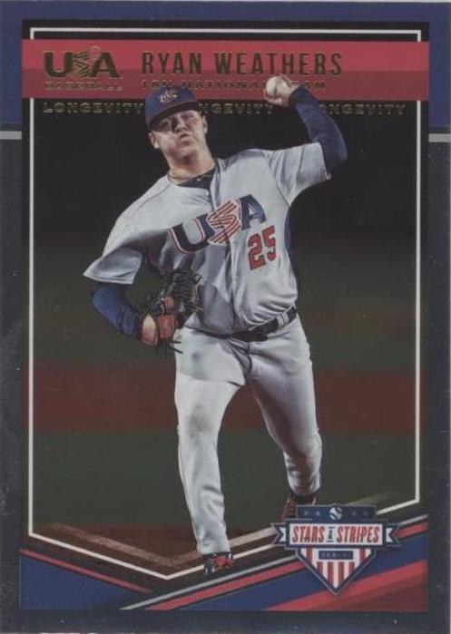 2018 Panini USA Baseball Stars & Stripes Longevity - Ryan Weathers #46 ...