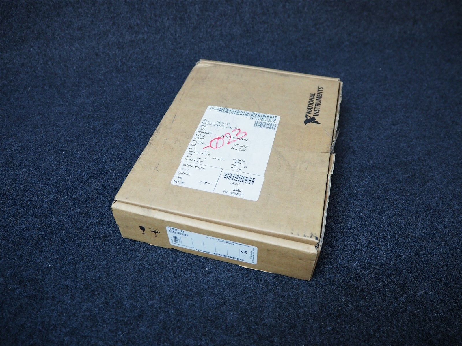 National Instruments 778572-67 PXI-2567 64 Channel Relay Driver Module ...