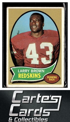 Larry Brown 1970 Topps #24 Washington Redskins Rookie RC | eBay
