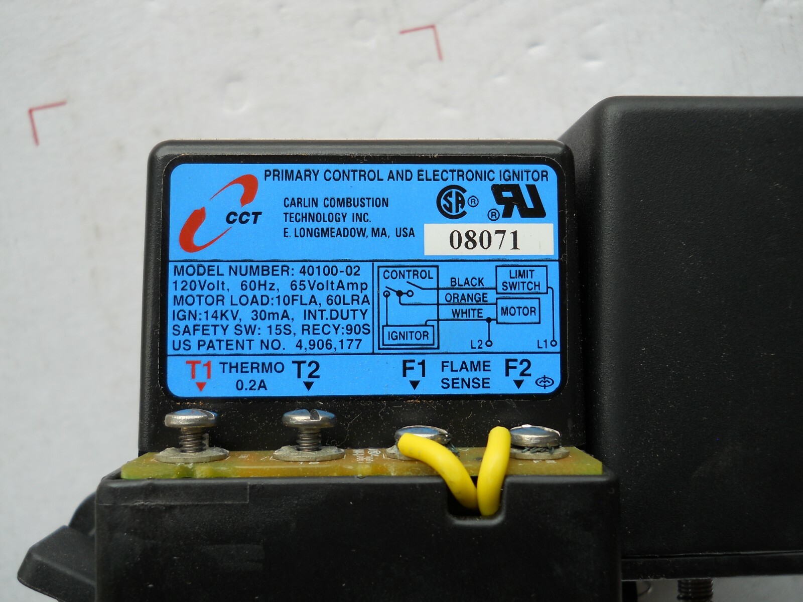 New OEM Carlin 40100-02 Primary Control Model 14280 | eBay