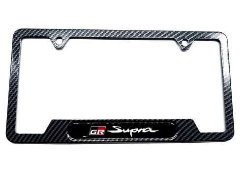 Carbon Fiber Stainless Steel License Plate Frame For GR SUPRA GRsupra ...