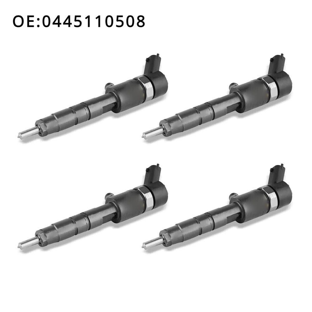 4Pcs Fuel Injector 0445110508 129E00-53100 For Yanmar 4TNV98 4TNV88C ...
