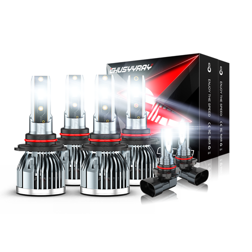 For Lexus LS430 2001-2006 - 6x 6000K LED Headlight Bulbs High Low Beam ...