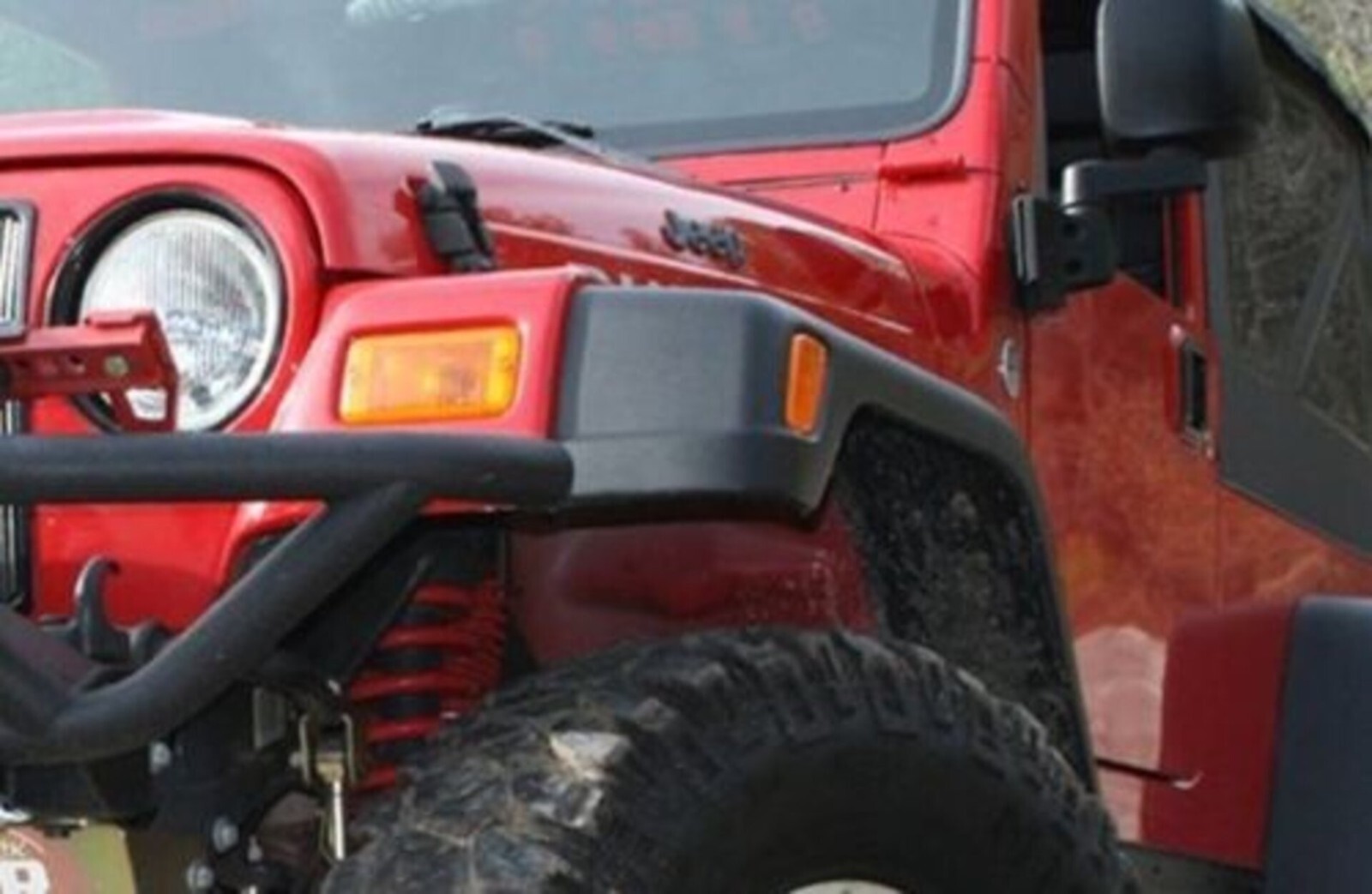 JEEP WRANGLER TJ EXTENDED GUARD FLARE KIT 6.6" INCH 6-PCE KIT NEW for ...