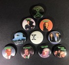 X-Files 1" Pin Button lot Fox Mulder Dana Scully Aliens Television ...