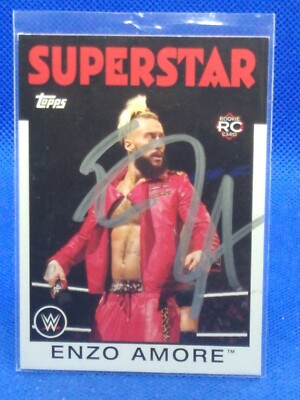AUTOGRAPH Enzo Amore 2016 Topps WWE Rookie Card #64 | eBay