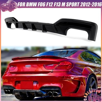 For BMW F06 F12 F13 640i 650i 2012-2018 Gloss Black Rear Bumper ...