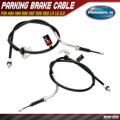 2x HandBrake Cable Rear for Mini Mini R56 R57 R58 R59 34406769954 ...