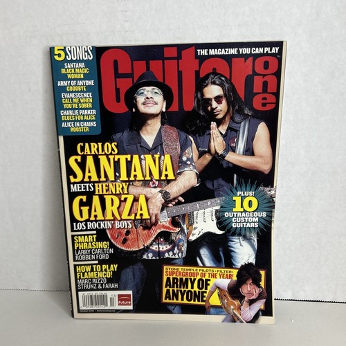 Guitar One Magazine Holiday 2006 Carlos Santana Meets Henry Garza | eBay