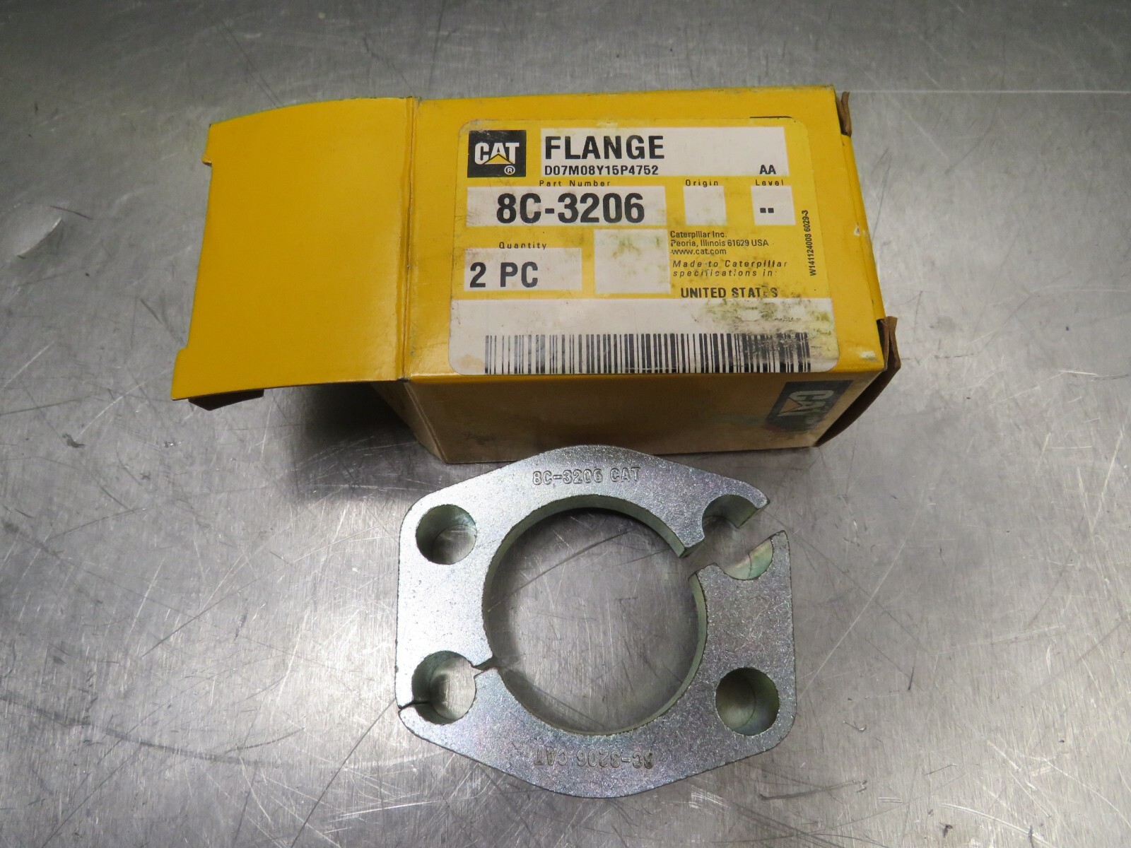 Caterpillar 8C-3206 Flange Lot of 2! | eBay
