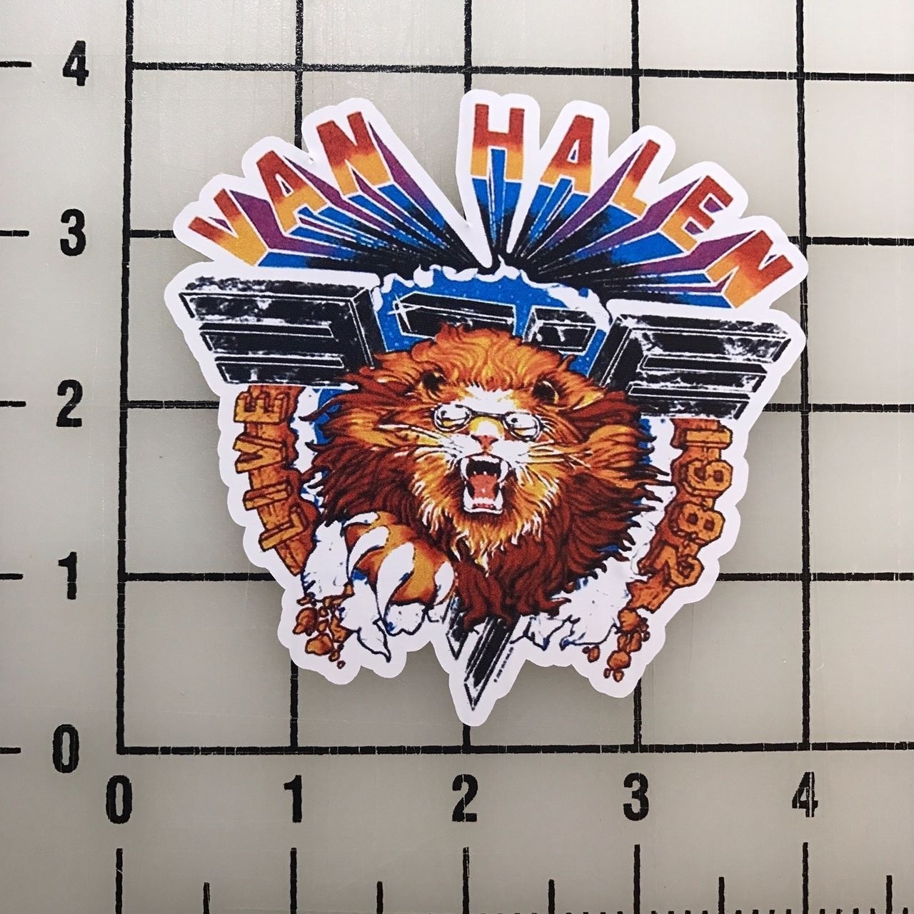 Van Halen Lion 4" Wide Vinyl Decal Sticker BOGO | eBay