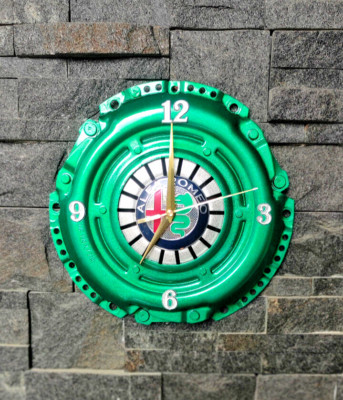Alfa Romeo Clutch Clock || Wall Decoration || Wall Mounted || Hand Made ...