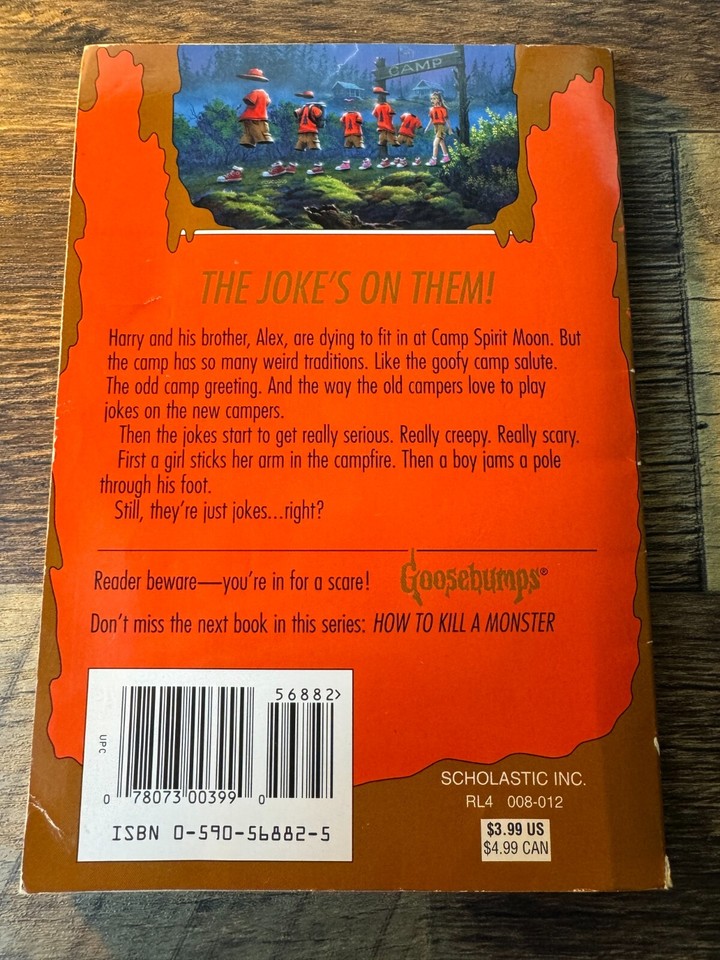 Goosebumps: Ghost Camp (#45) R. L. Stine (1st Ed.) - GOOD | eBay