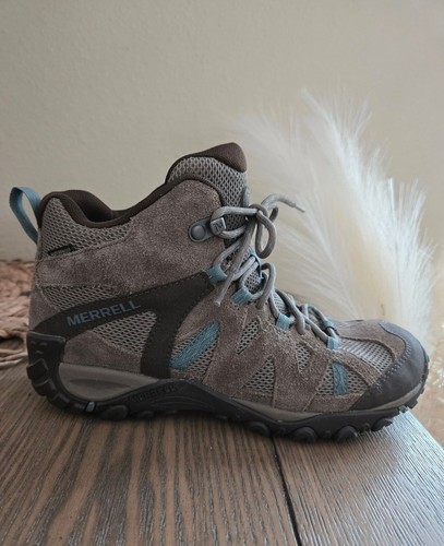 Merrell Deverta 2 Mid Hiking Boot Womens 8.5 Waterproof Trail Shoe ...