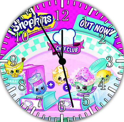 Shopkins Frameless Borderless Wall Clock Nice For Gifts Decor E485 | eBay