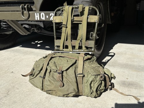 US Army Lightweight Rucksack Vietnam War Era W/radio Shelf | eBay
