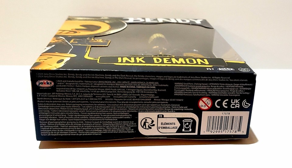 Ink Demon Action Figure. Bendy And The Ink Machine NIP JAKKS Sealed ...
