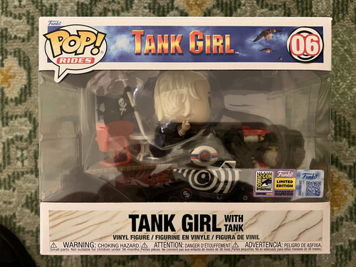 2025 SDCC Comic Con Exclusive Funko Pop #06 Tank Girl with Tank | eBay