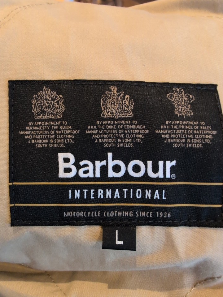 Barbour International Steve McQueen Collection Men's Light Jacket L ...