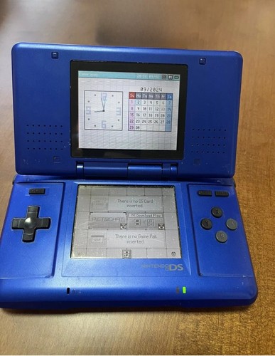 Nintendo Original DS Blue Handheld System NTR-001 Tested (NO CHARGER ...