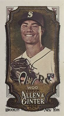2024 Allen & Ginter Mini #78 Bryan Woo Rookie card | eBay