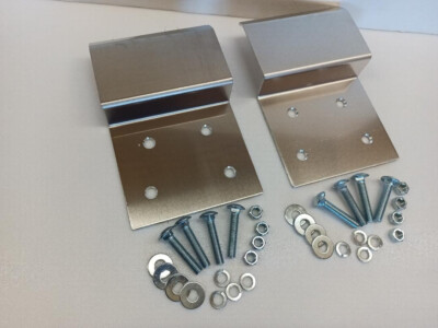 CodyCo Aluminum Loading Ramp End Plate Kit Tops Fits 2" x 8" Boards | eBay