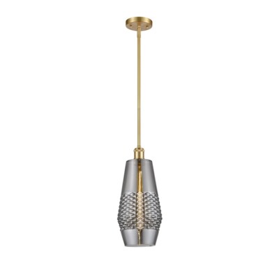 Innovations 516 Ball Wind 7" LED Mini Pendant 1S, GD/SK - 516-1S-SG ...