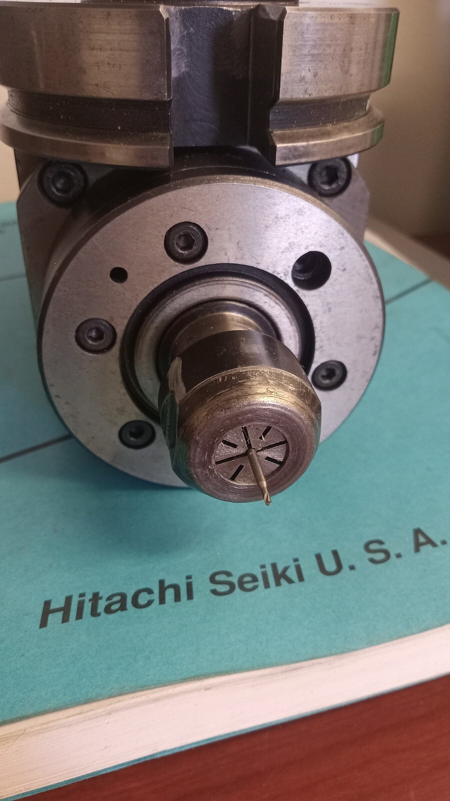 Hitachi Seiki Tooling #6G02 x axis High speed Milling head..(kv40) | eBay