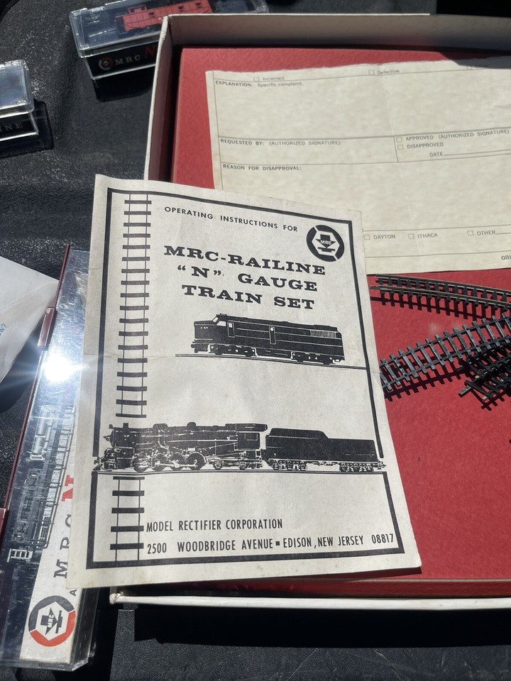 MRC Railine 'N' Gauge Train Set MODEL RECTIFIER CORP | eBay