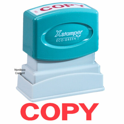 Xstamper 1359 COPY Stamp, Red Pre-inked Stamp | eBay