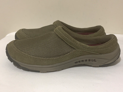 Merrell Encore Breeze Women’s Size 8.5/39 Tan Mules Clogs Shoes Slip On ...