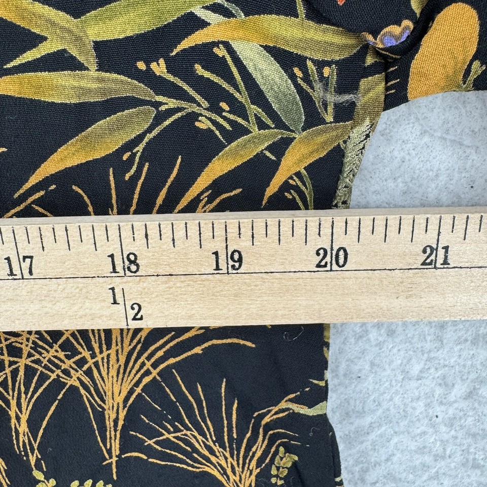 Vintage Aimee D. Petites Blouse Womens Medium Floral Button Up Hawaiian ...