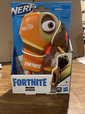NERF Fortnite Mirco Doggo Dart Gun Microshots Blaster Hasbro Epic Games ...