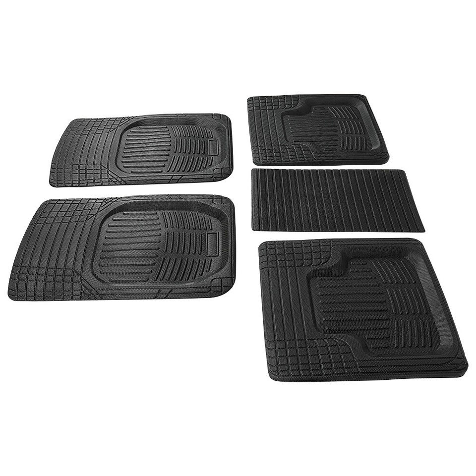 5PCS Full Set Carpets Car Floor Mats XPE Non-Slip All Weather For ...