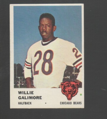 1961 Fleer Football Card #3 Willie Galimore-Chicago Bears Near Mint ...