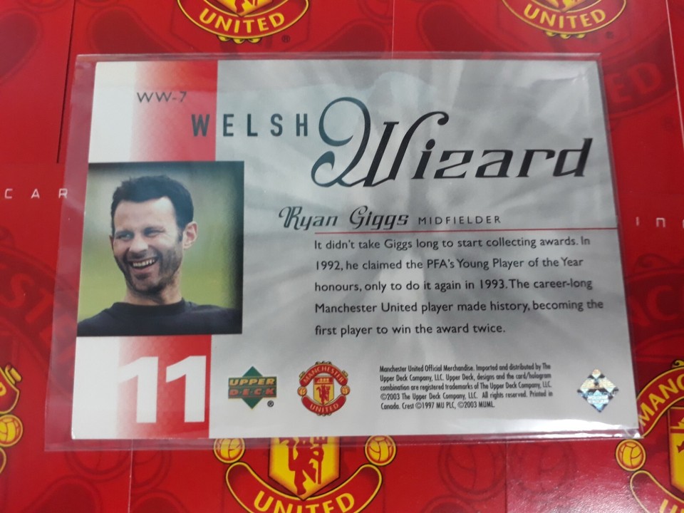 Upper Deck Manchester United 2003 Welsh Wizard (WW-7) | eBay