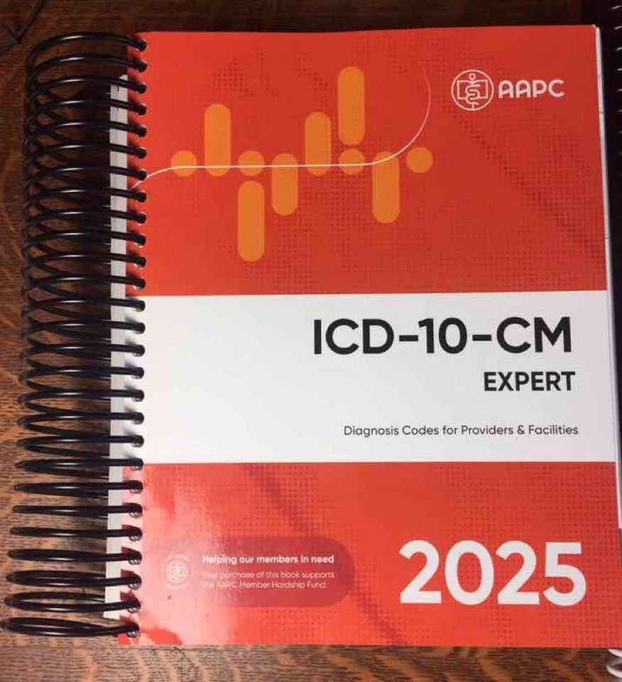 AAPC 2025 Medical Coding and Billing Book Bundle Spiral Bound Lot of 3 ...