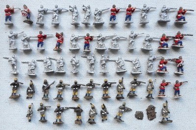 56 15mm Colonial British Zulu Wars Wargaming Miniatures. Metal models ...