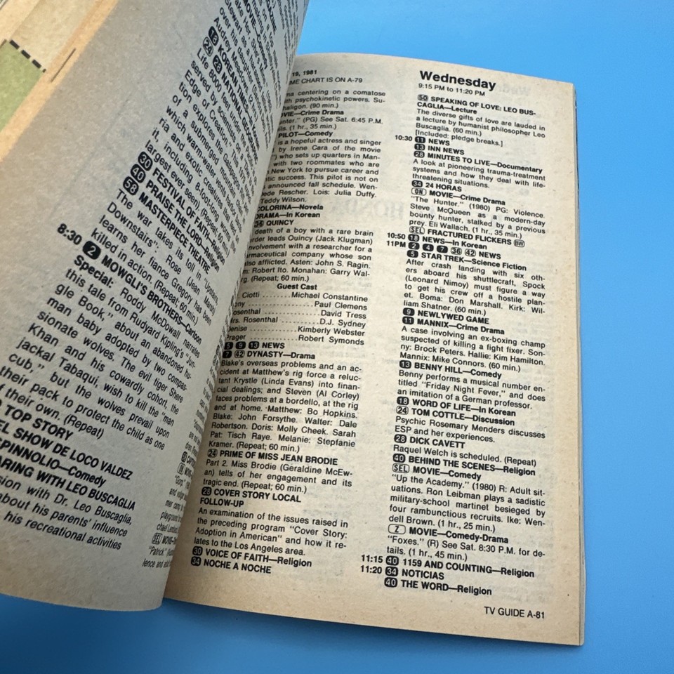 TV Guide - August 1981 - Elvis Presley Feature | eBay