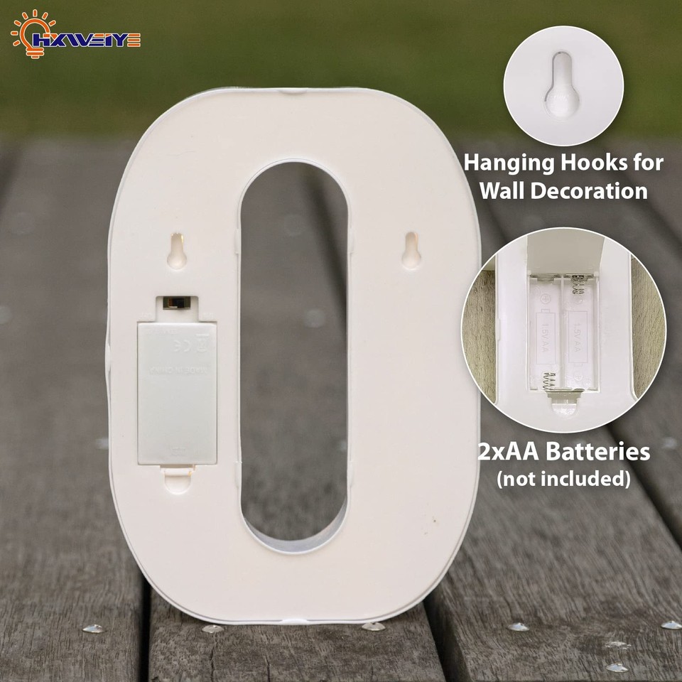 Light Up Letters Marquee Letters Light Sign 26 Alphabet and 10 Number ...