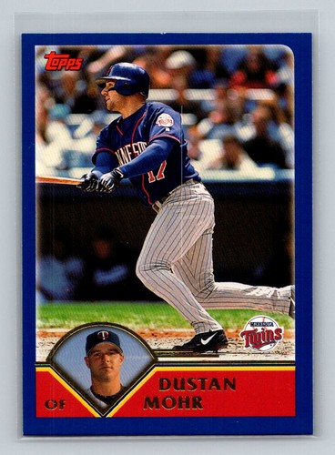 2003 Topps #451 Dustan Mohr Minnesota Twins Baseball Card | eBay