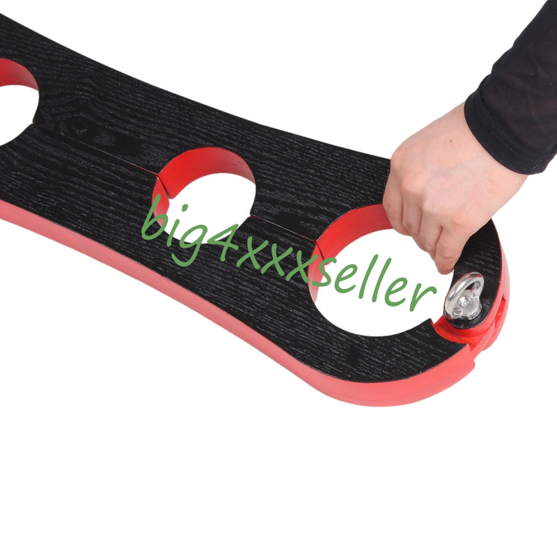 Hot Wood Handcuffs Feet Binding Collar Harness Wooden Slaves Games ...