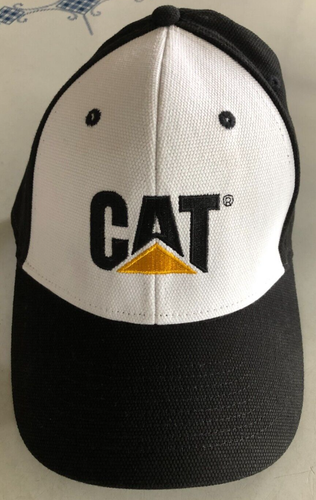 NEW! Authentic CAT Construction Caterpillar Baseball Cap Black/White ...