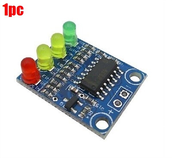 1Pcs 12V Electric Quantity 4 Power Indicator Battery Detection Module ...
