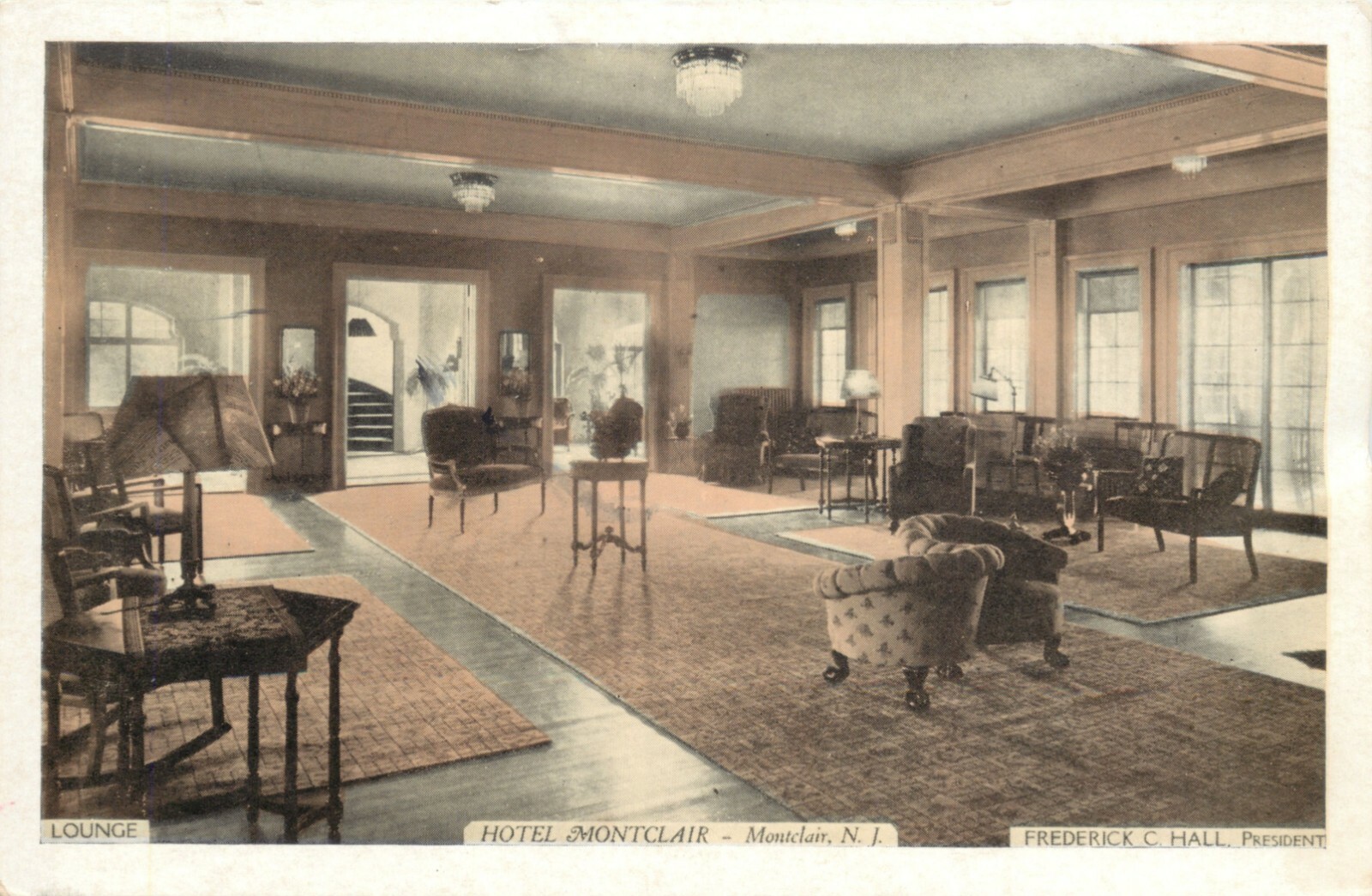 A View Of The Lounge, Hotel Montclair, Montclair, New Jersey NJ | eBay