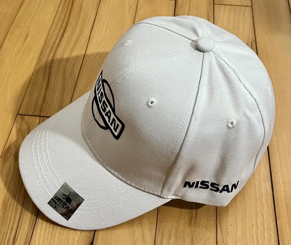 Auto Nissan Embroidered Symbol Baseball Cap(White)Hat Men Women Outdoor ...